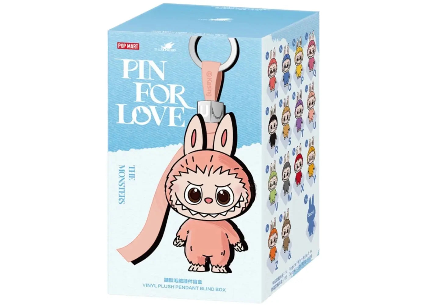 Pop Mart Labubu The Monsters Pin for Love Series Vinyl Plush Pendant – Prior